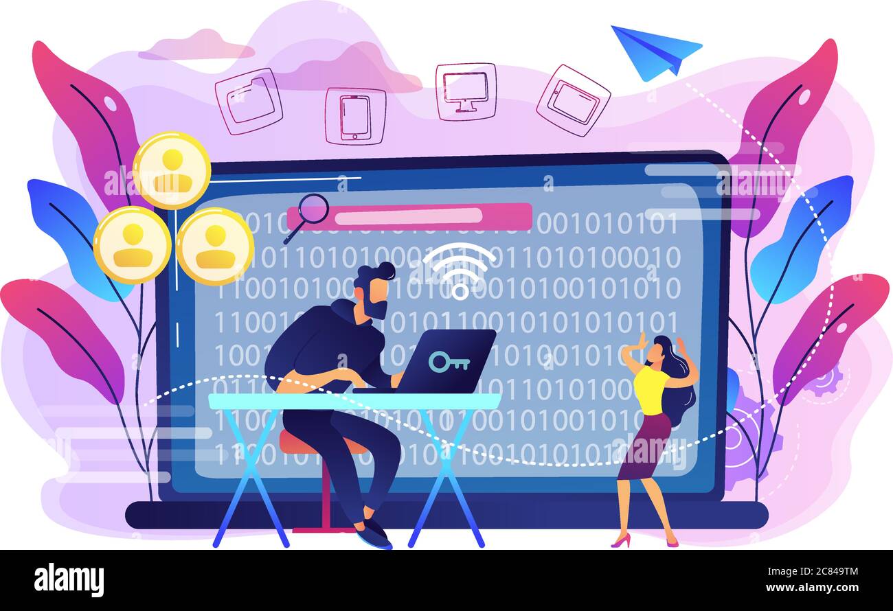 Doxing concept vector illustration Stock Vector Image & Art - Alamy