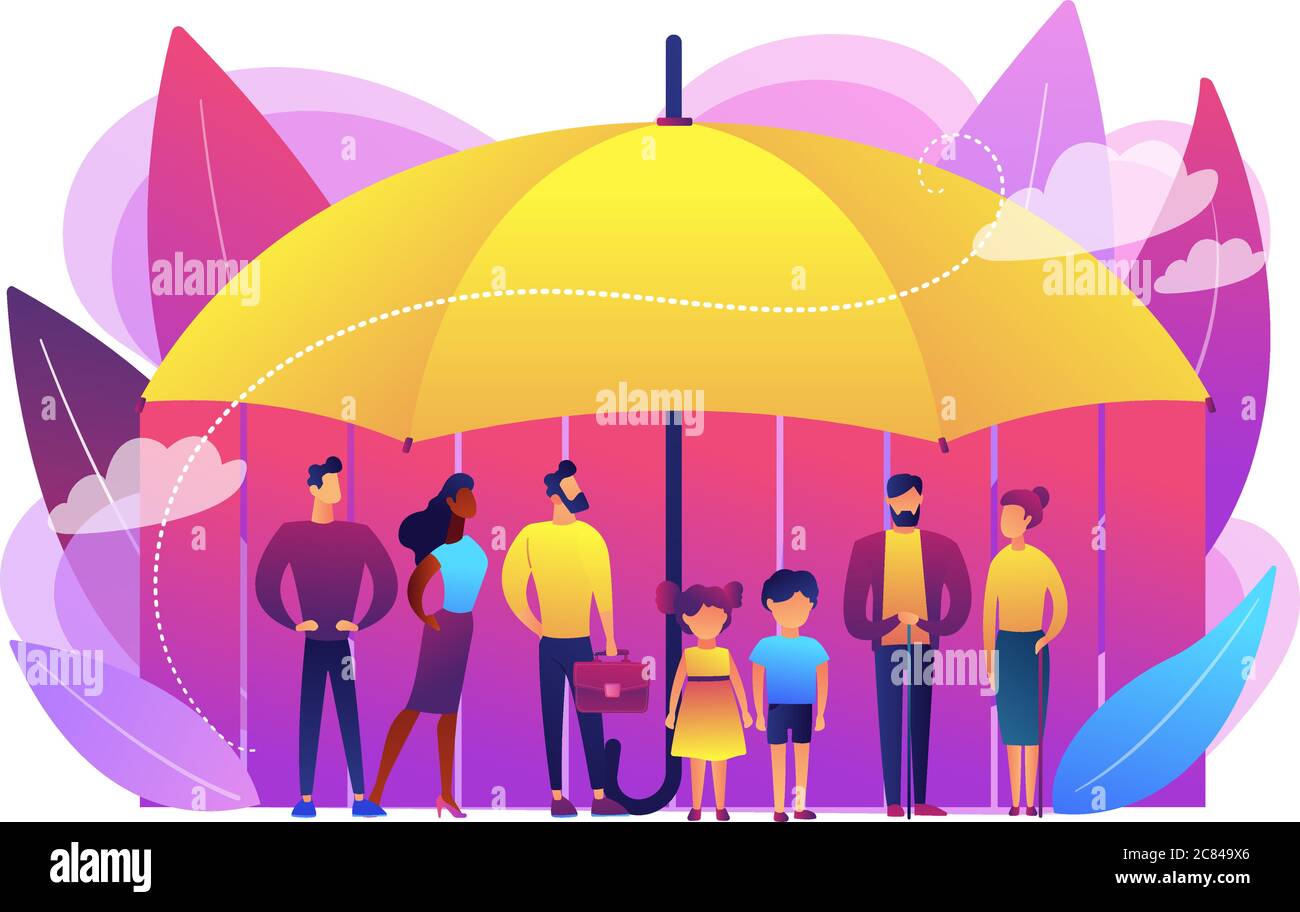 Social insurance concept vector illustration Stock Vector Image & Art ...