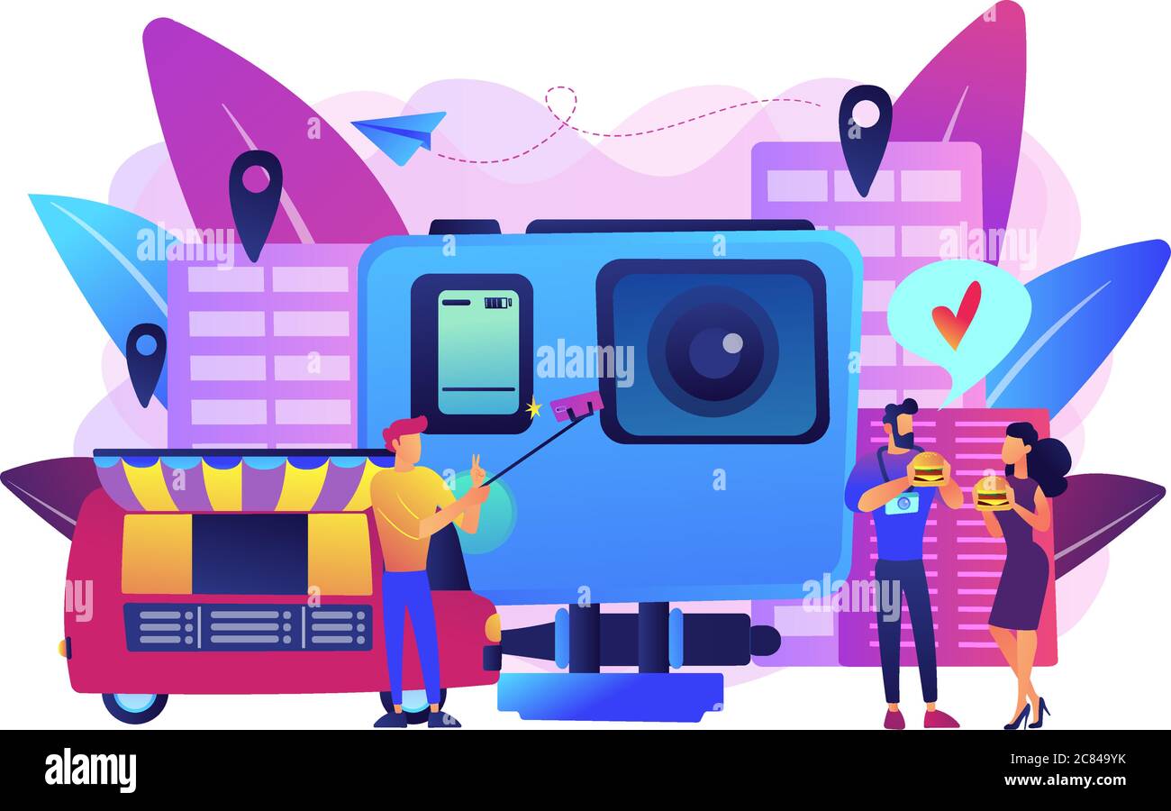 Culinary tourism concept vector illustration Stock Vector Image & Art ...