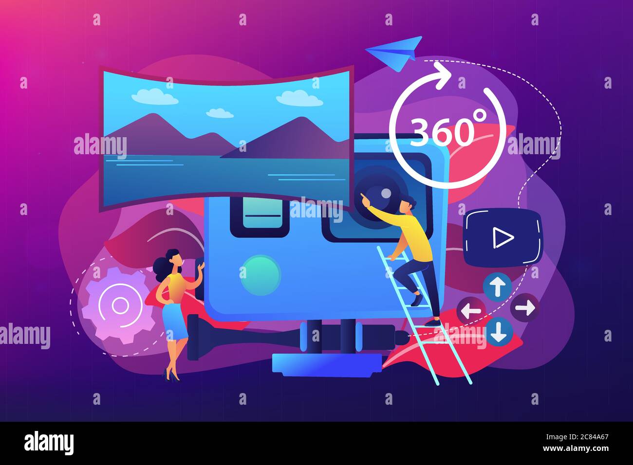 360_drawing Stock Vector Images - Alamy