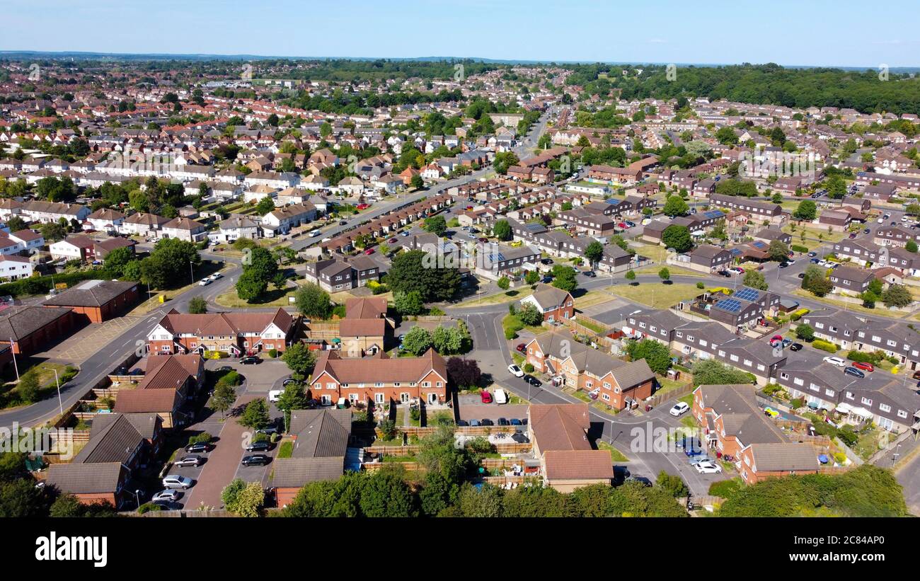 Aerial view reading berkshire uk hi-res stock photography and images ...