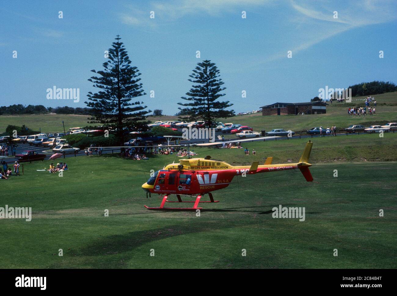 Surf Life Saving Association Agusta-Bell Jet Ranger helicopter (VH-SCV ...