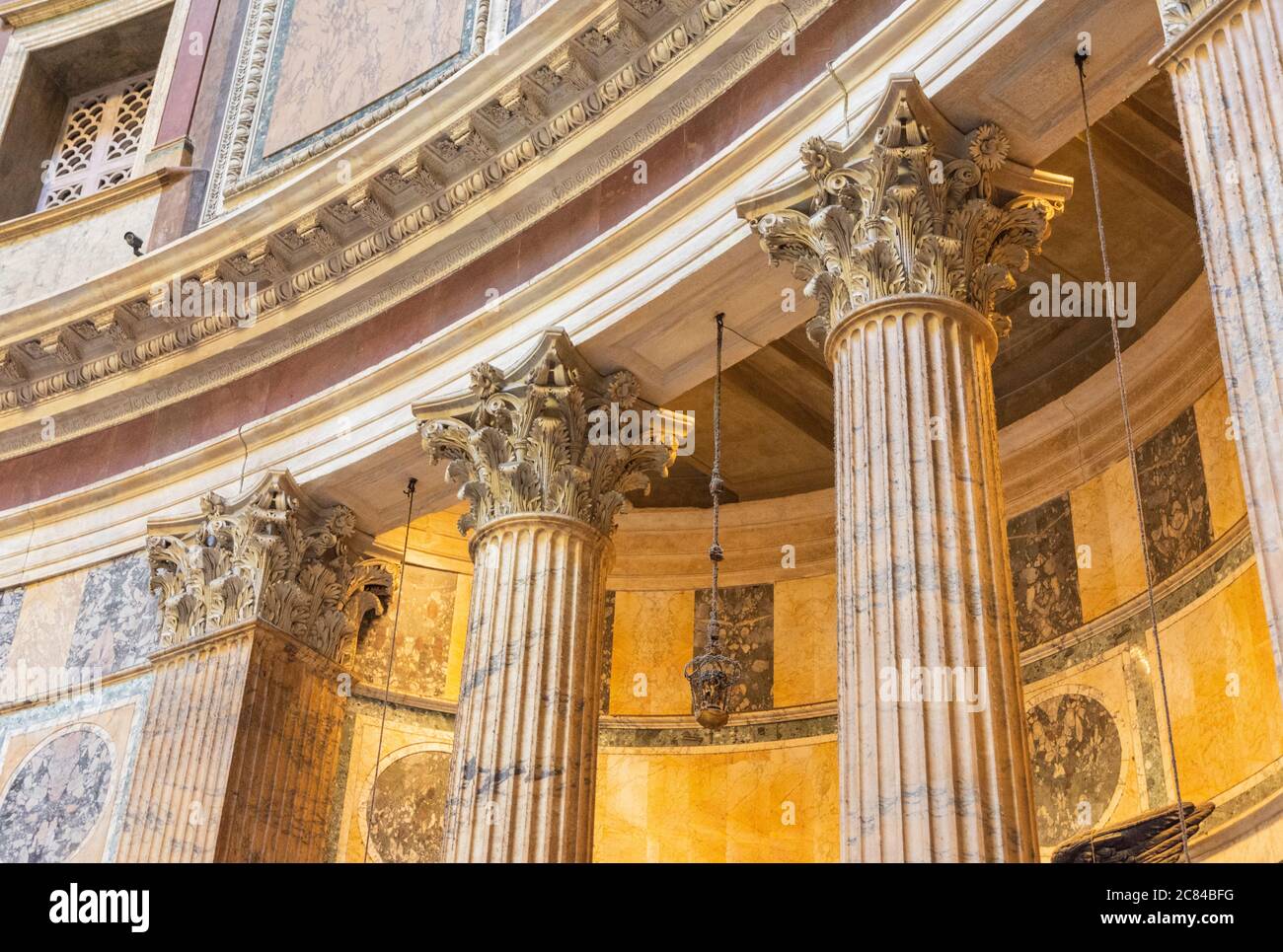 Interior of the Pantheon in Rome, Italy Stock Photo - Alamy