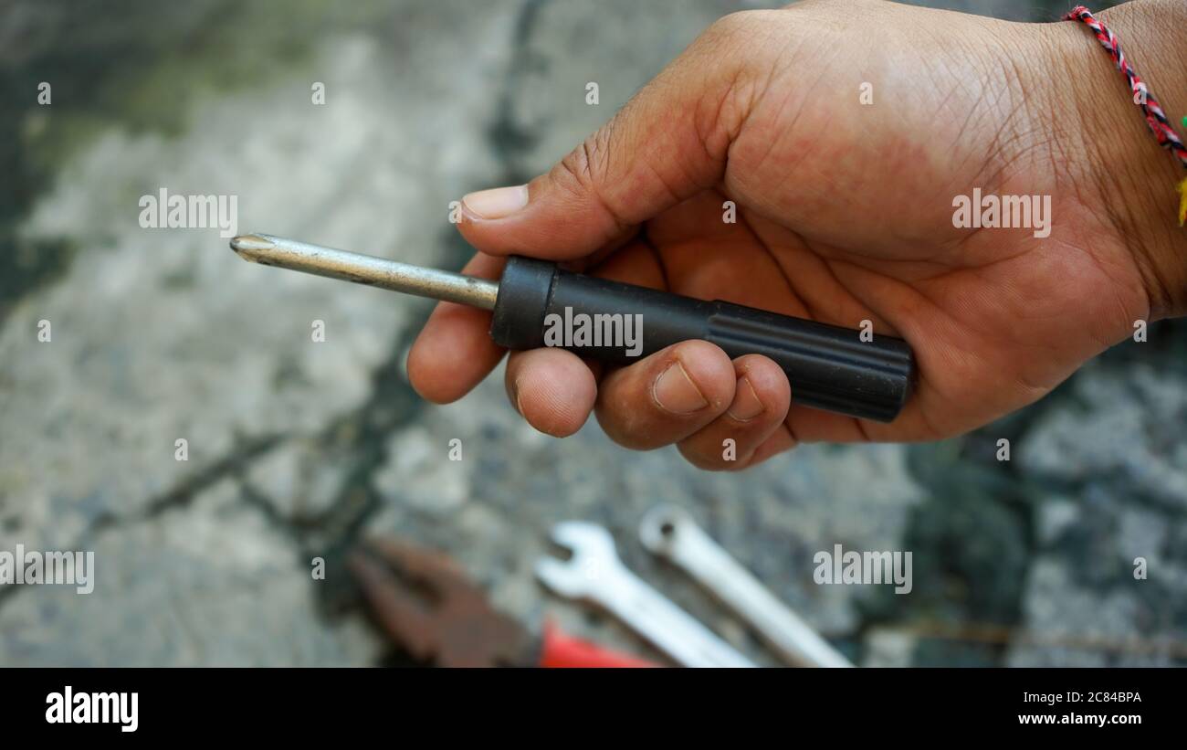 Interchangeable screwdriver hi-res stock photography and images - Alamy