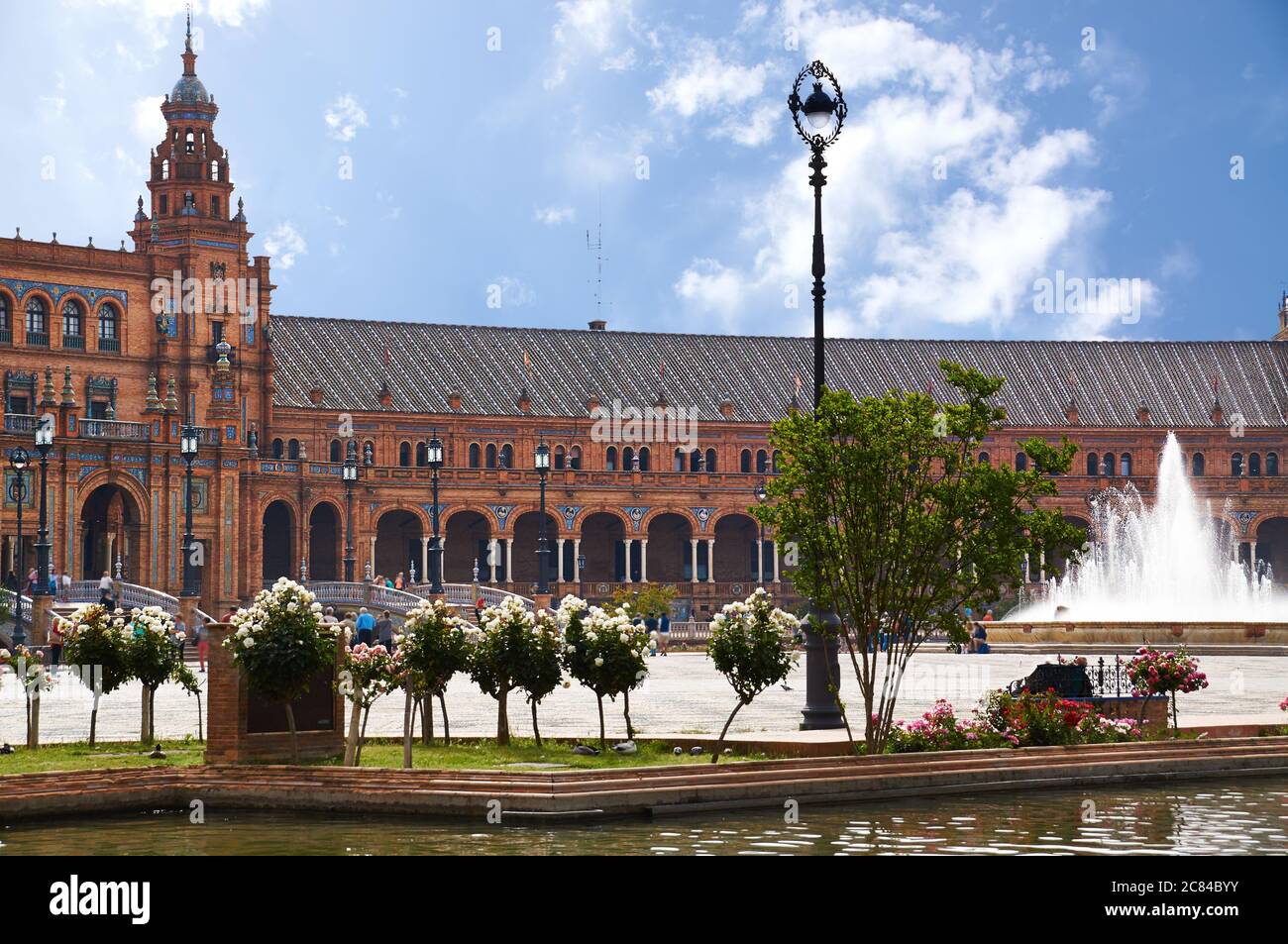 Historic buildings and monuments of Seville, Spain. Architectural ...