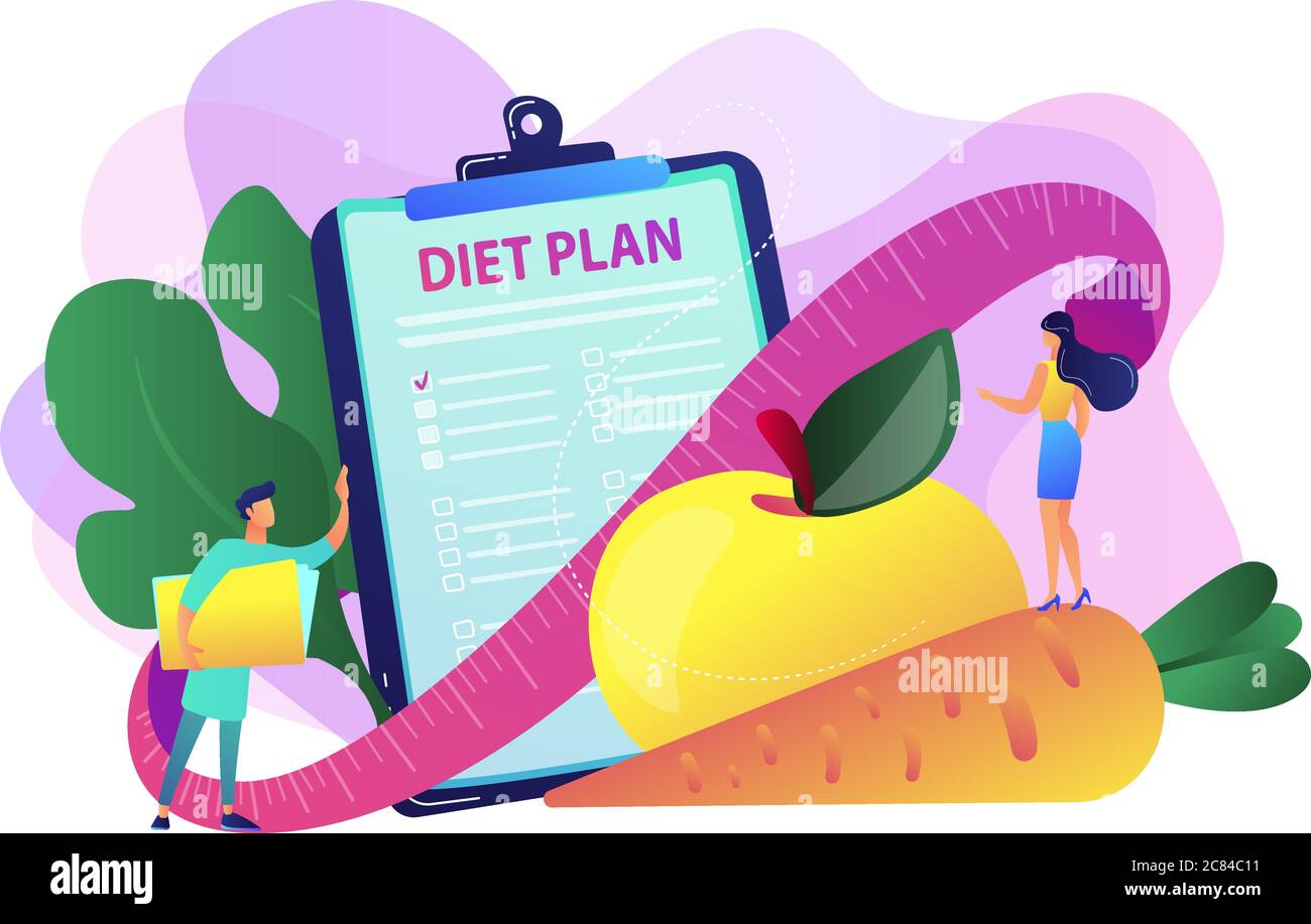 Nutrition diet concept vector illustration Stock Vector Image & Art - Alamy