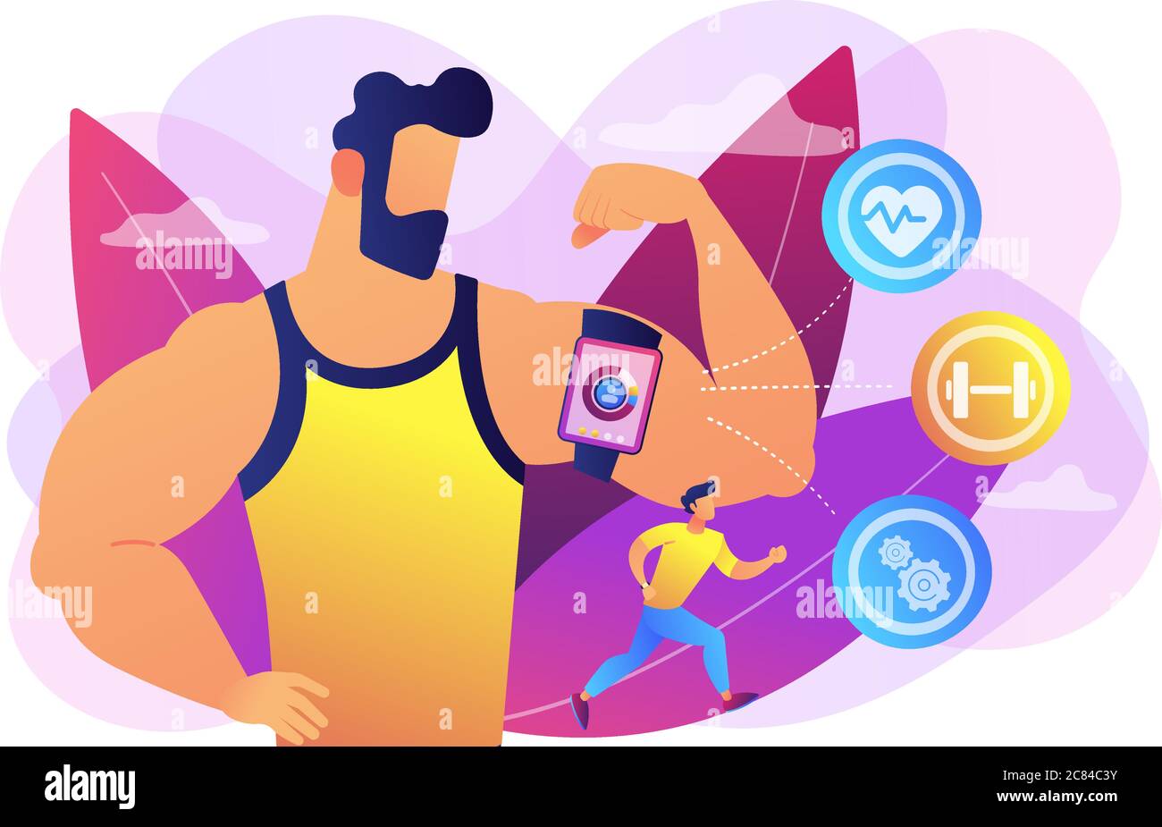 Smart training concept vector illustration Stock Vector Image & Art - Alamy