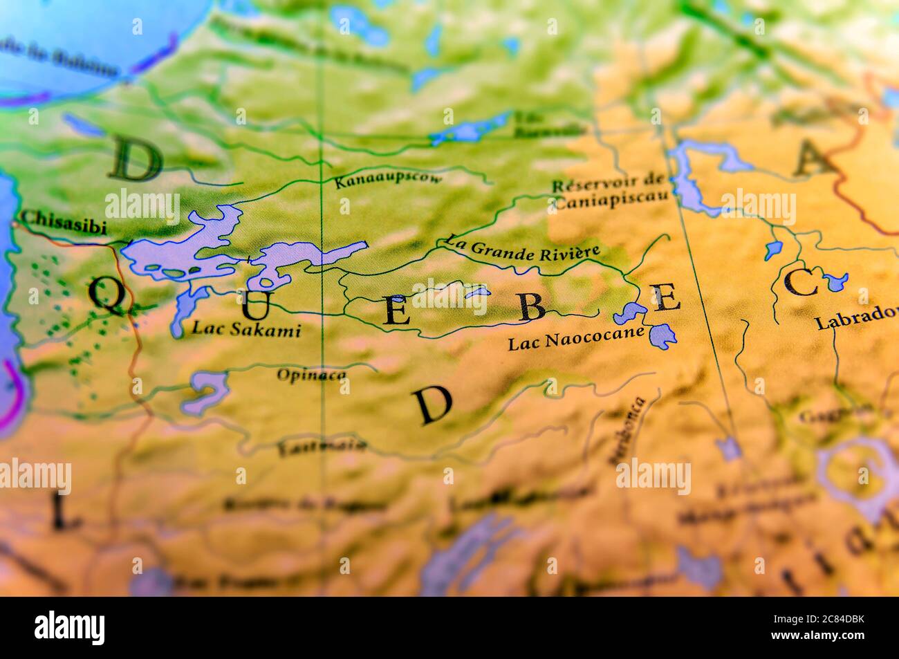 Political map of quebec hi-res stock photography and images - Alamy