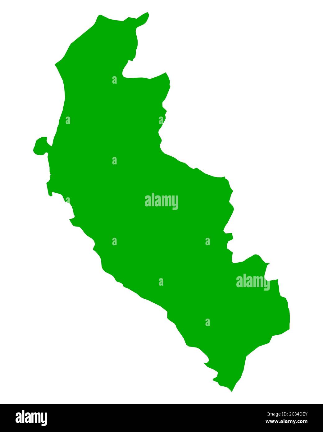 Map of Ica Stock Photo - Alamy