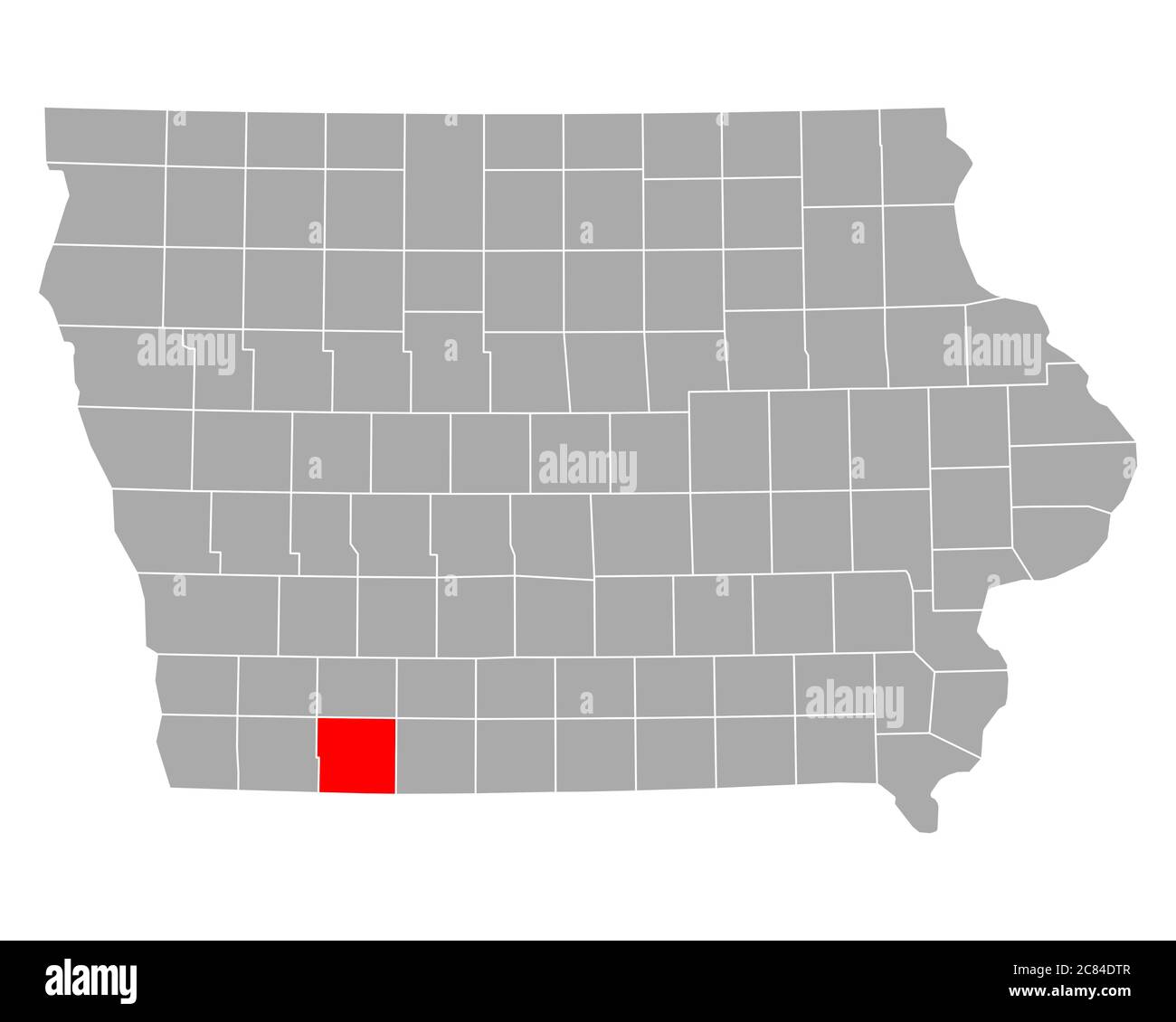 Map of Taylor in Iowa Stock Photo - Alamy