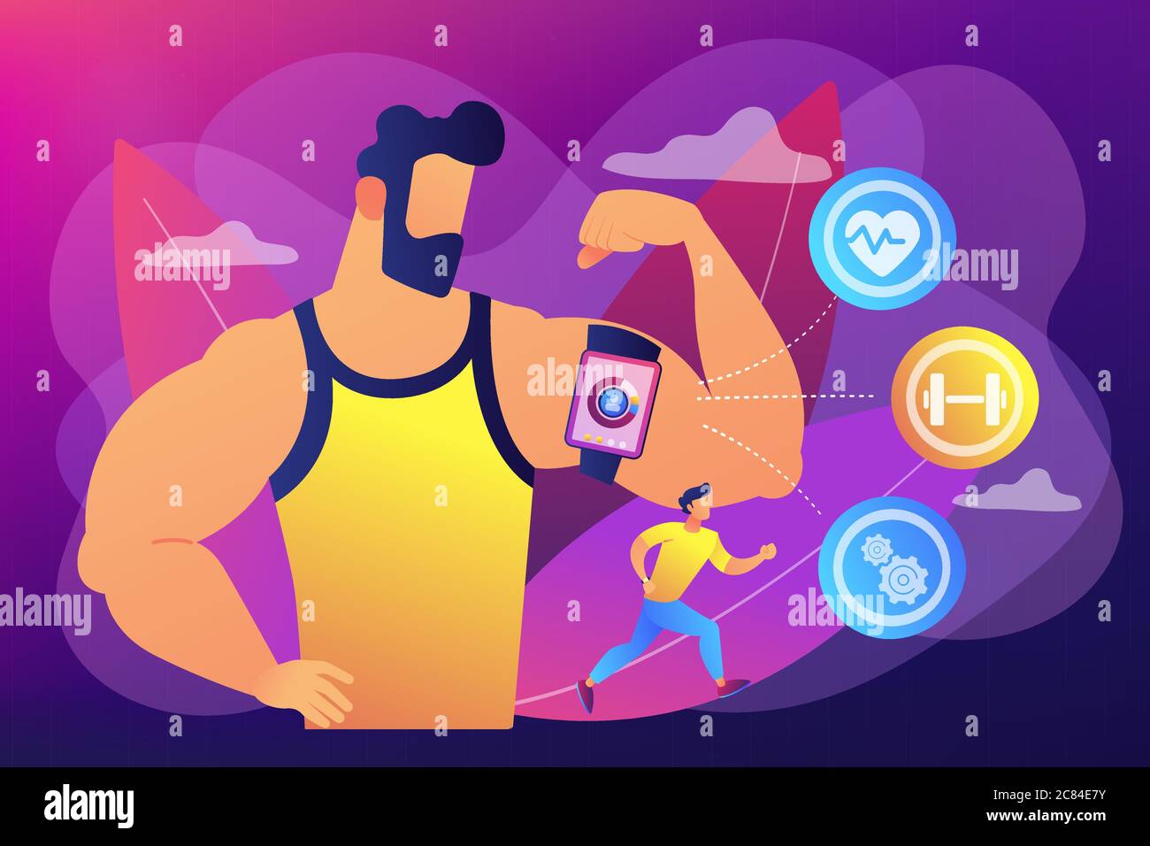 Smart training concept vector illustration Stock Vector Image & Art - Alamy