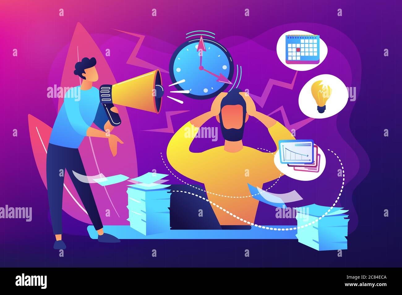 Stress concept vector illustration Stock Vector Image & Art - Alamy