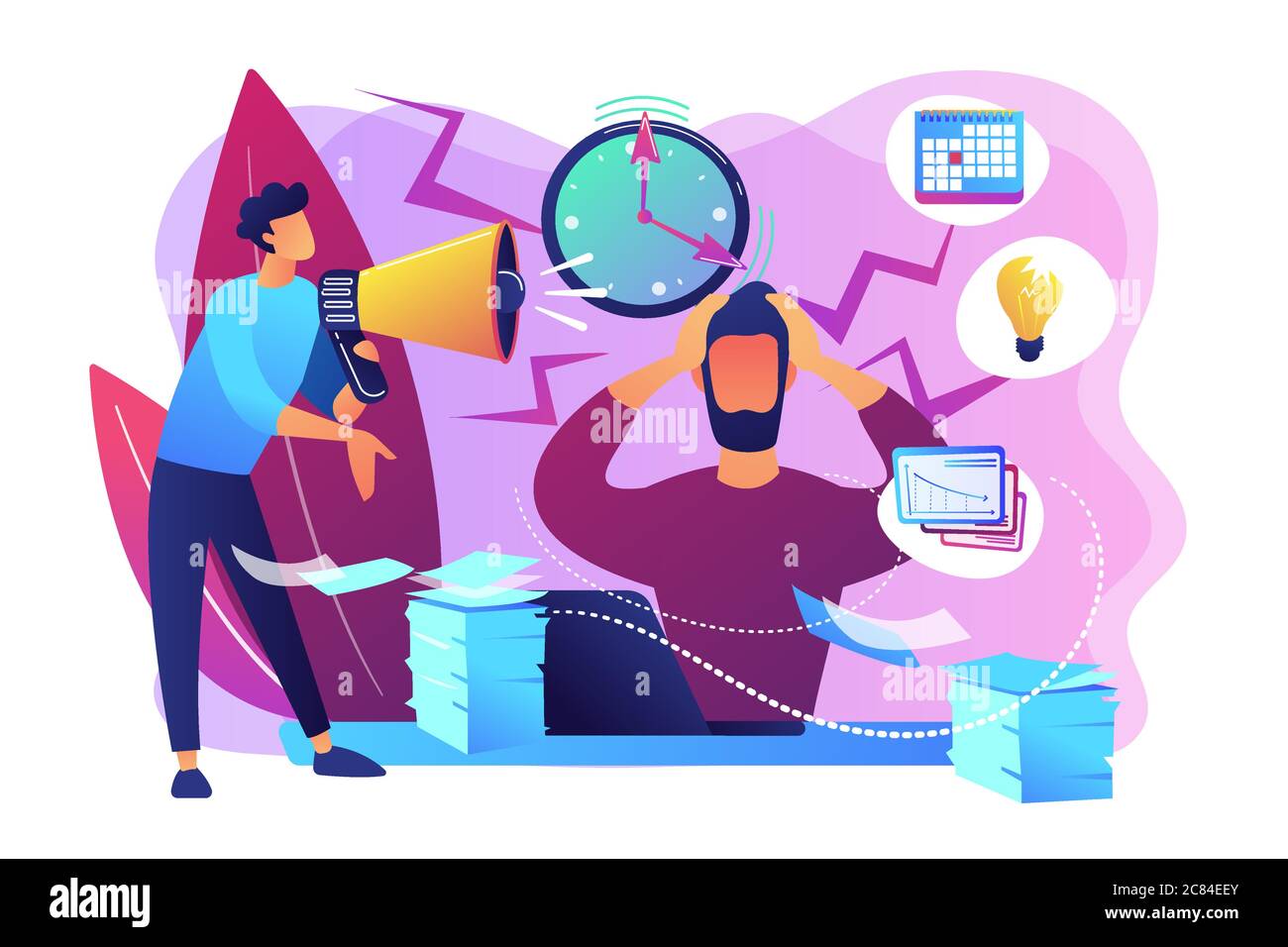 Stress concept vector illustration Stock Vector Image & Art - Alamy