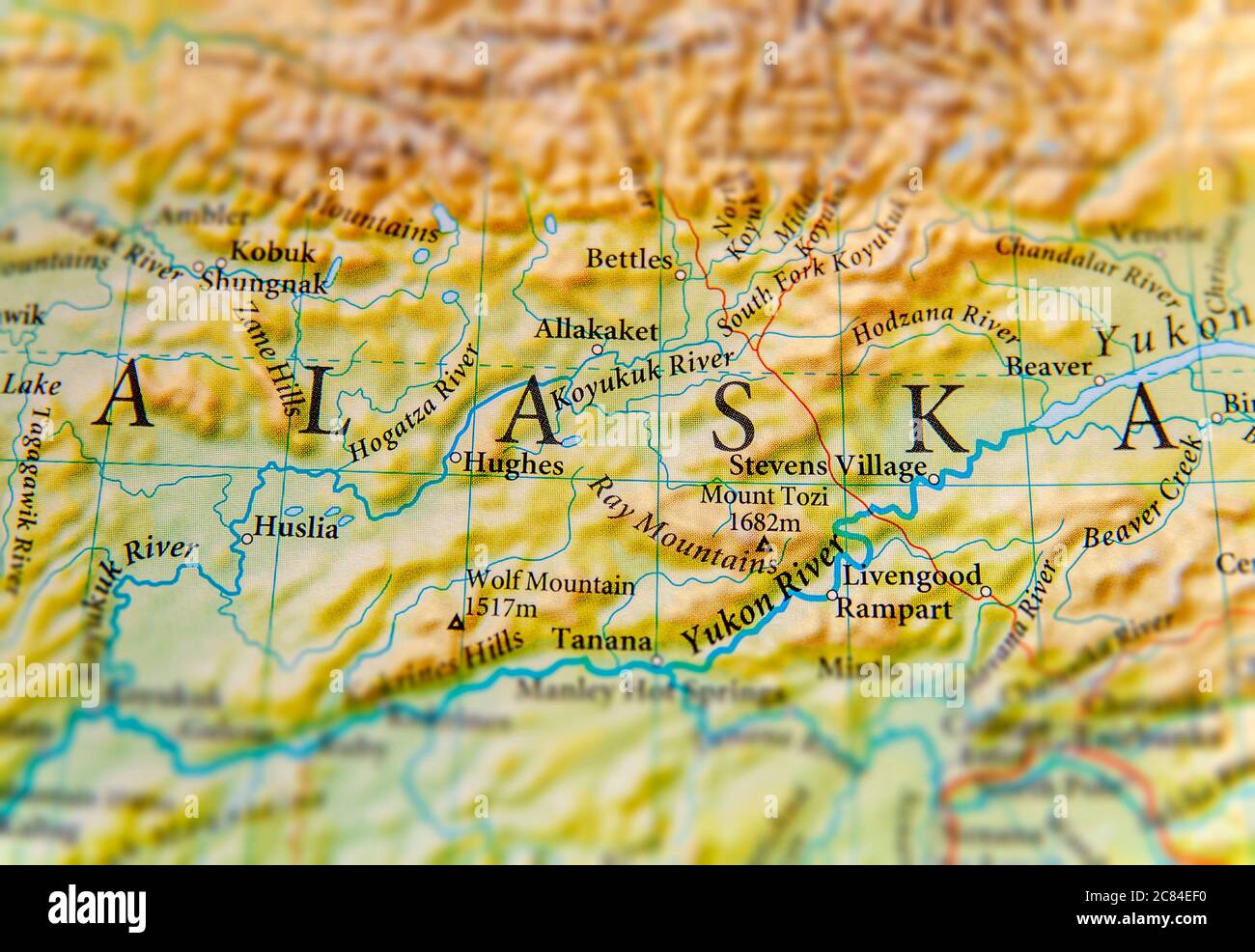 Gulf of alaska map hi-res stock photography and images - Alamy