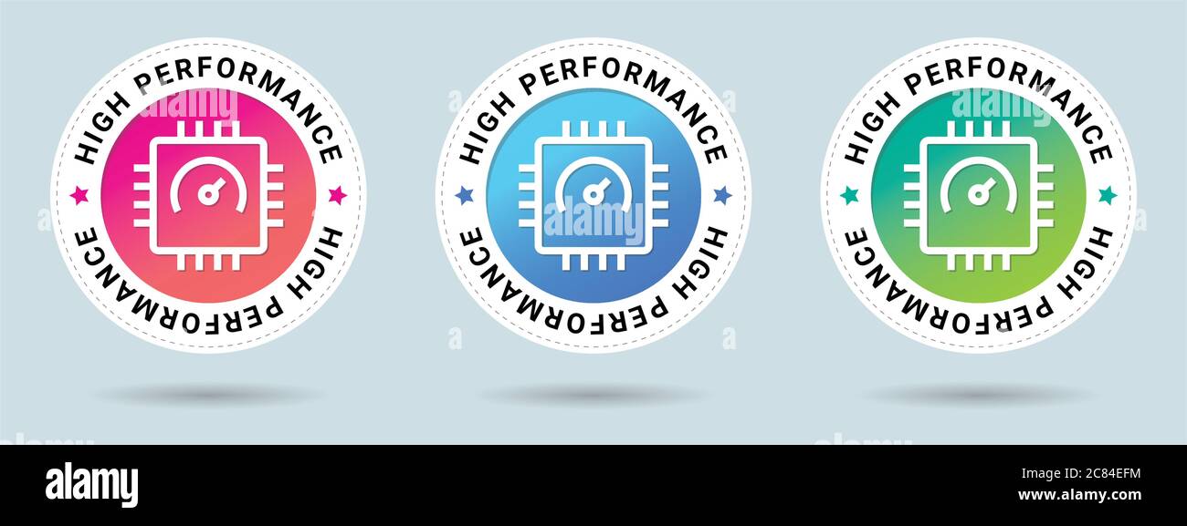 High-Performance System stamp vector illustration. Vector certificate ...