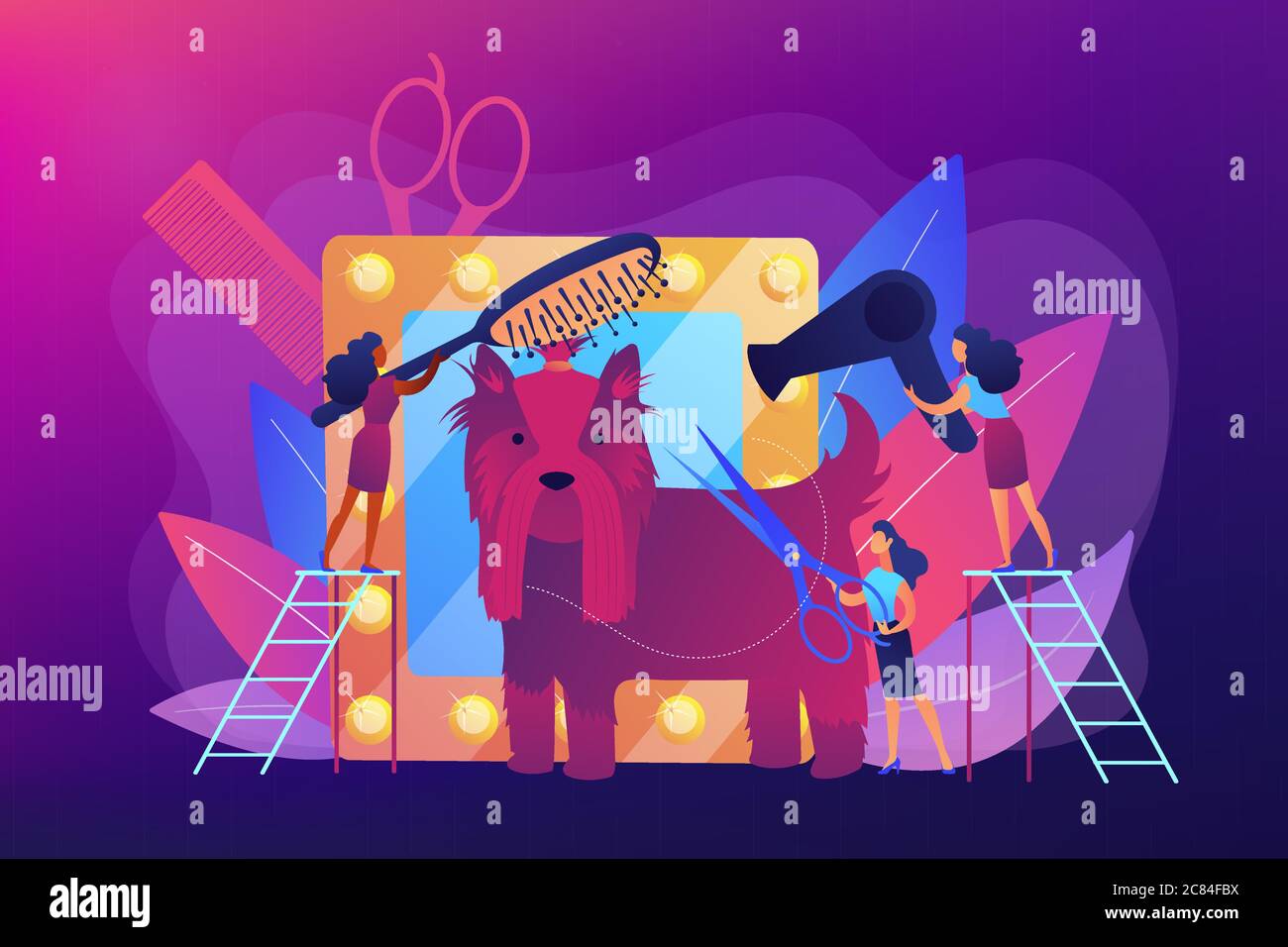 Terrier show Stock Vector Images - Alamy