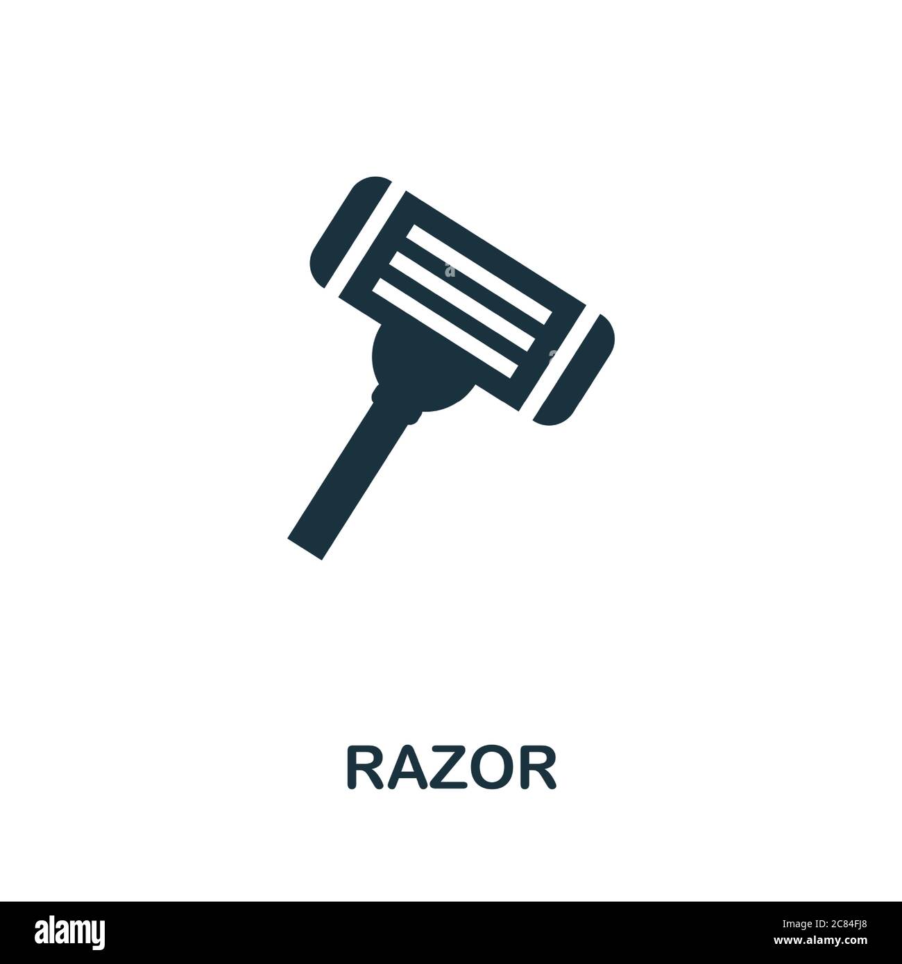 Razor icon. Simple element from personal hygiene collection. Creative ...