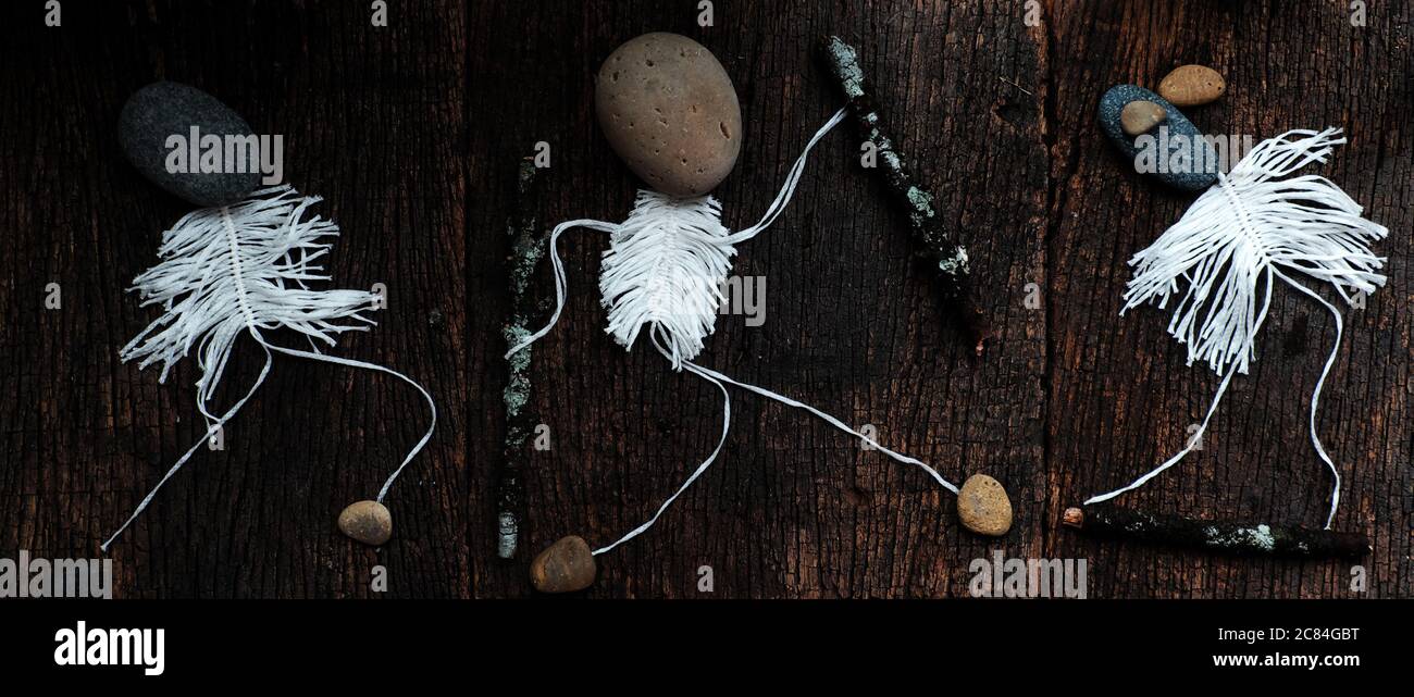 funny, cute concept from set up with joke, human shape as skeleton from ...