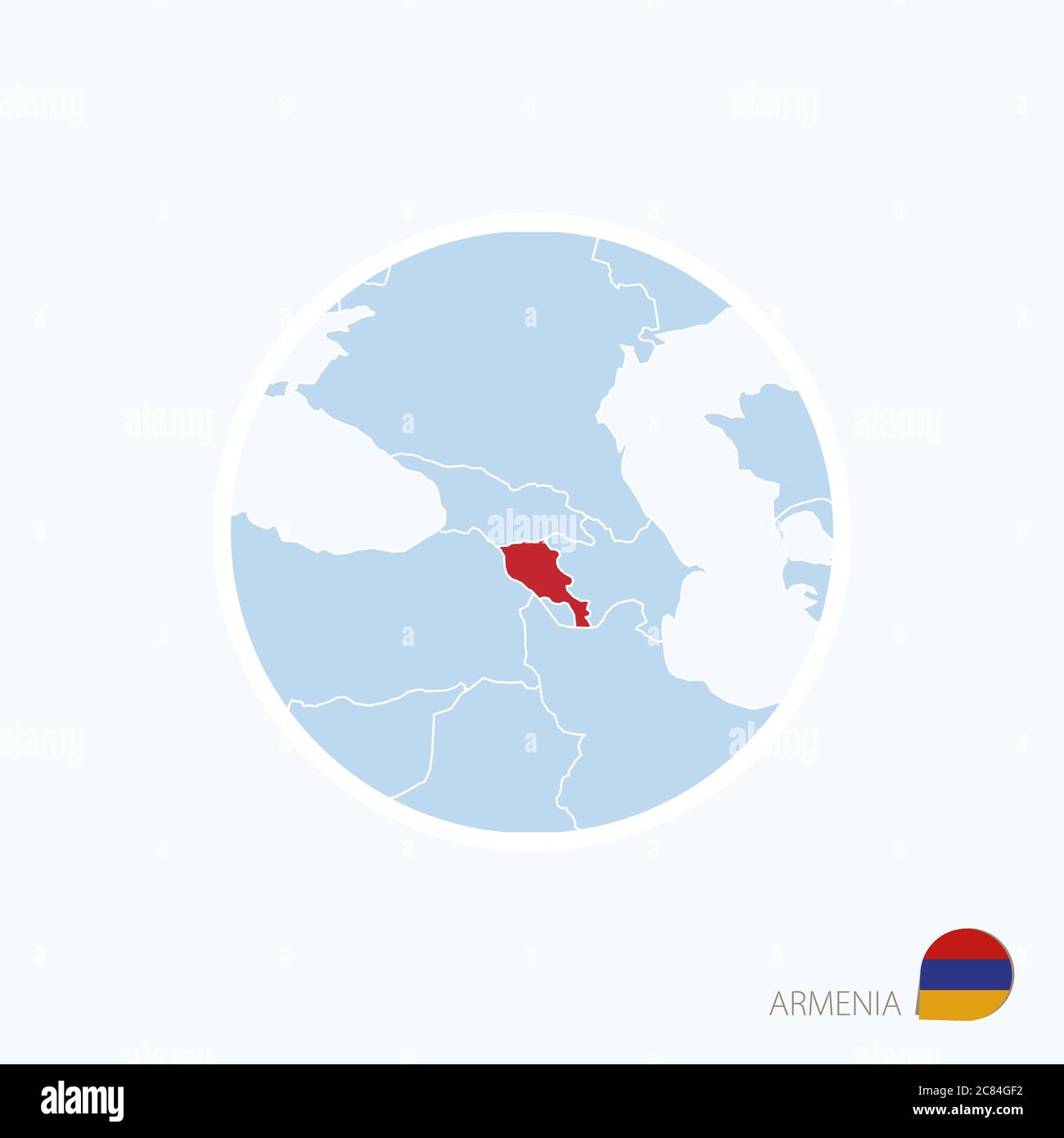 Yerevan city flag Stock Vector Images - Alamy