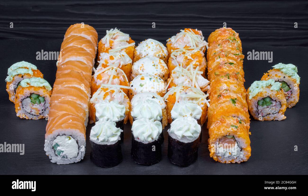 Japanese food big set hi-res stock photography and images - Alamy