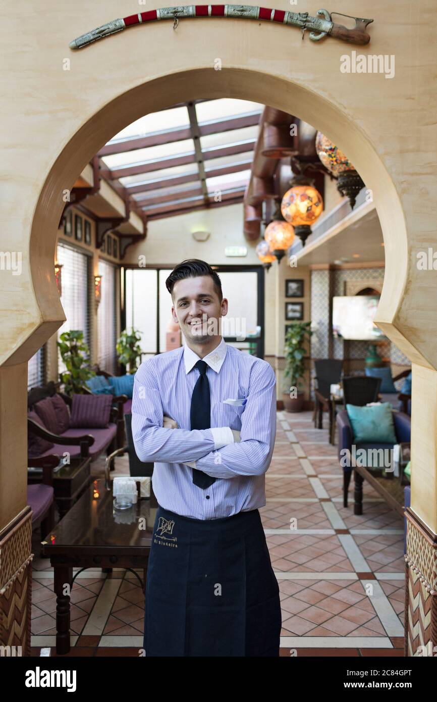 Portraits of Chief and Waiters Stock Photo - Alamy