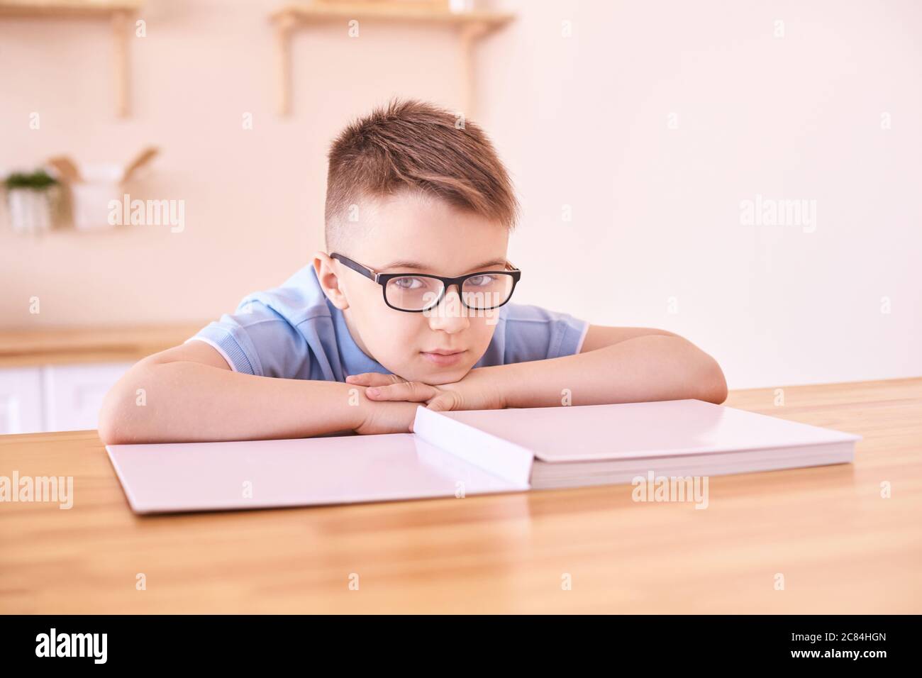 Inquisitive young schoolboy hi-res stock photography and images - Alamy