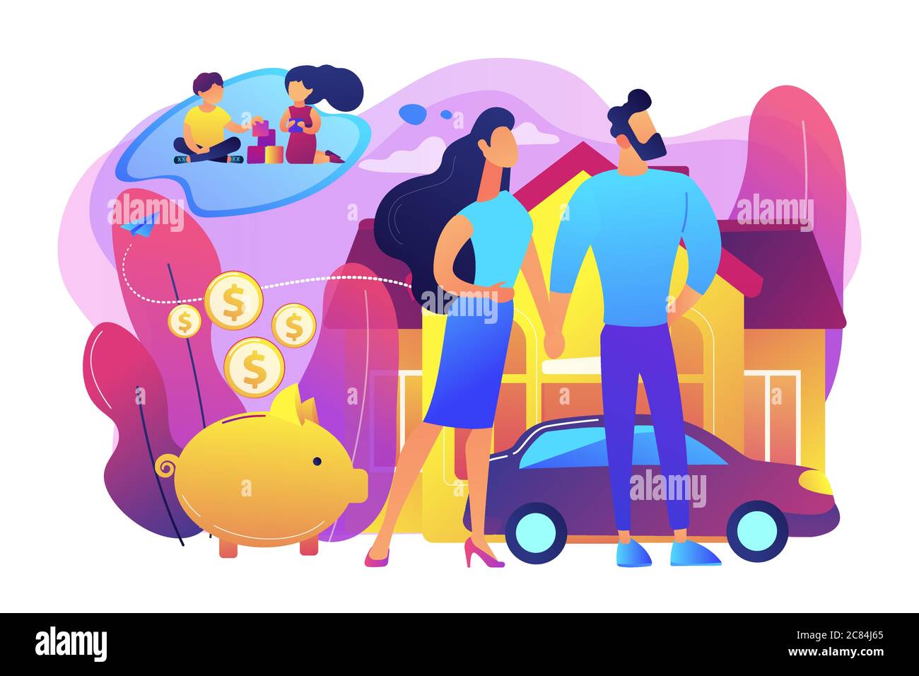 Family planning concept vector illustration Stock Vector Image & Art ...