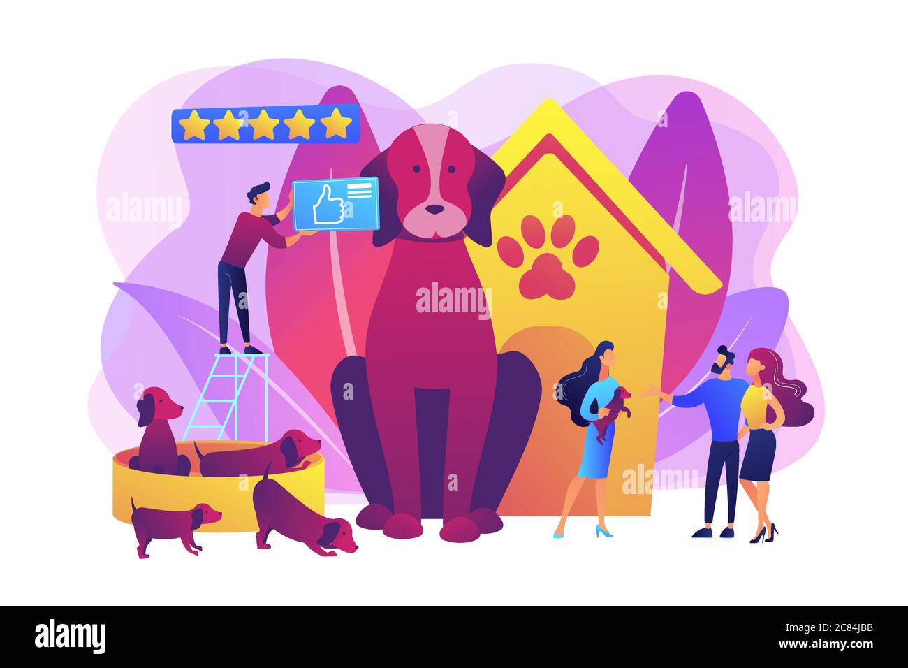 Breed club concept vector illustration Stock Vector Image & Art - Alamy