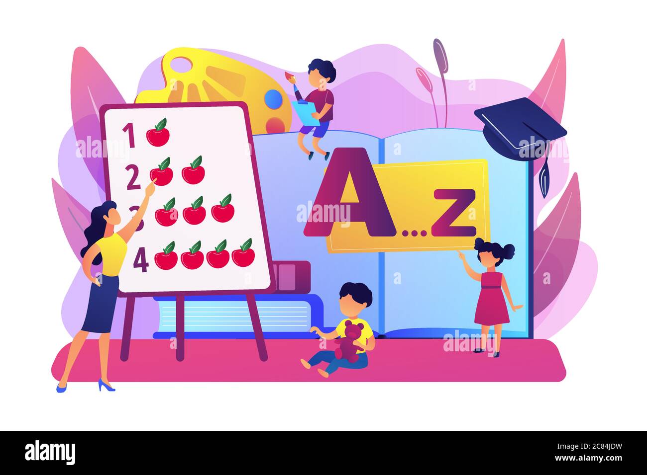 Early education concept vector illustration Stock Vector Image & Art ...