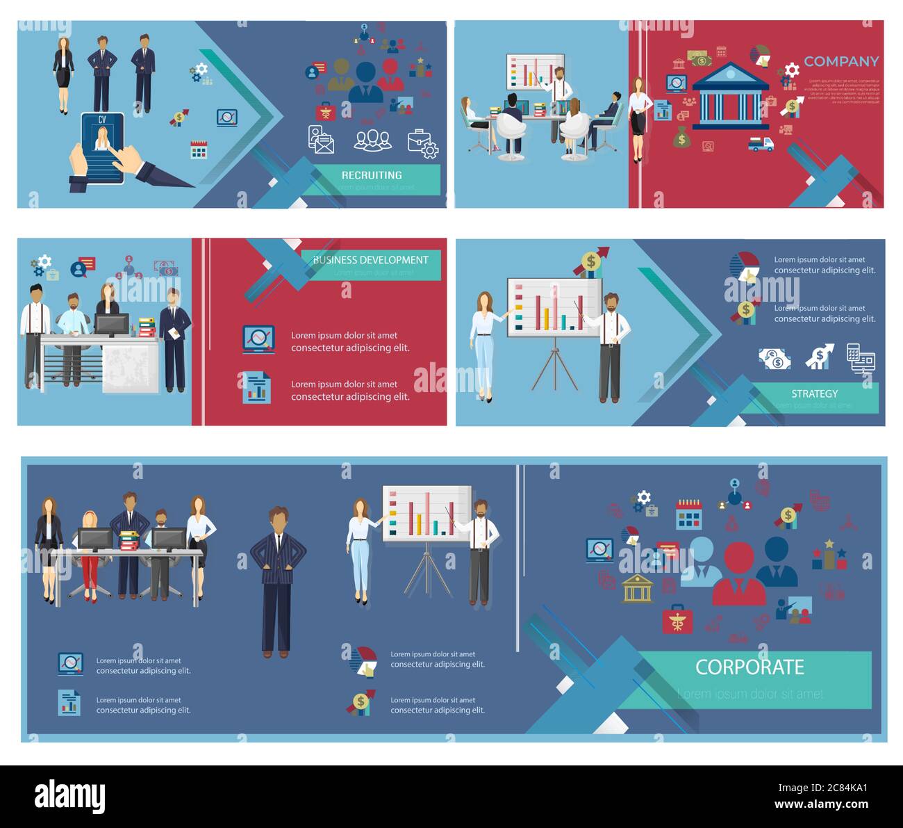 Company profile template cover design Cut Out Stock Images & Pictures ...