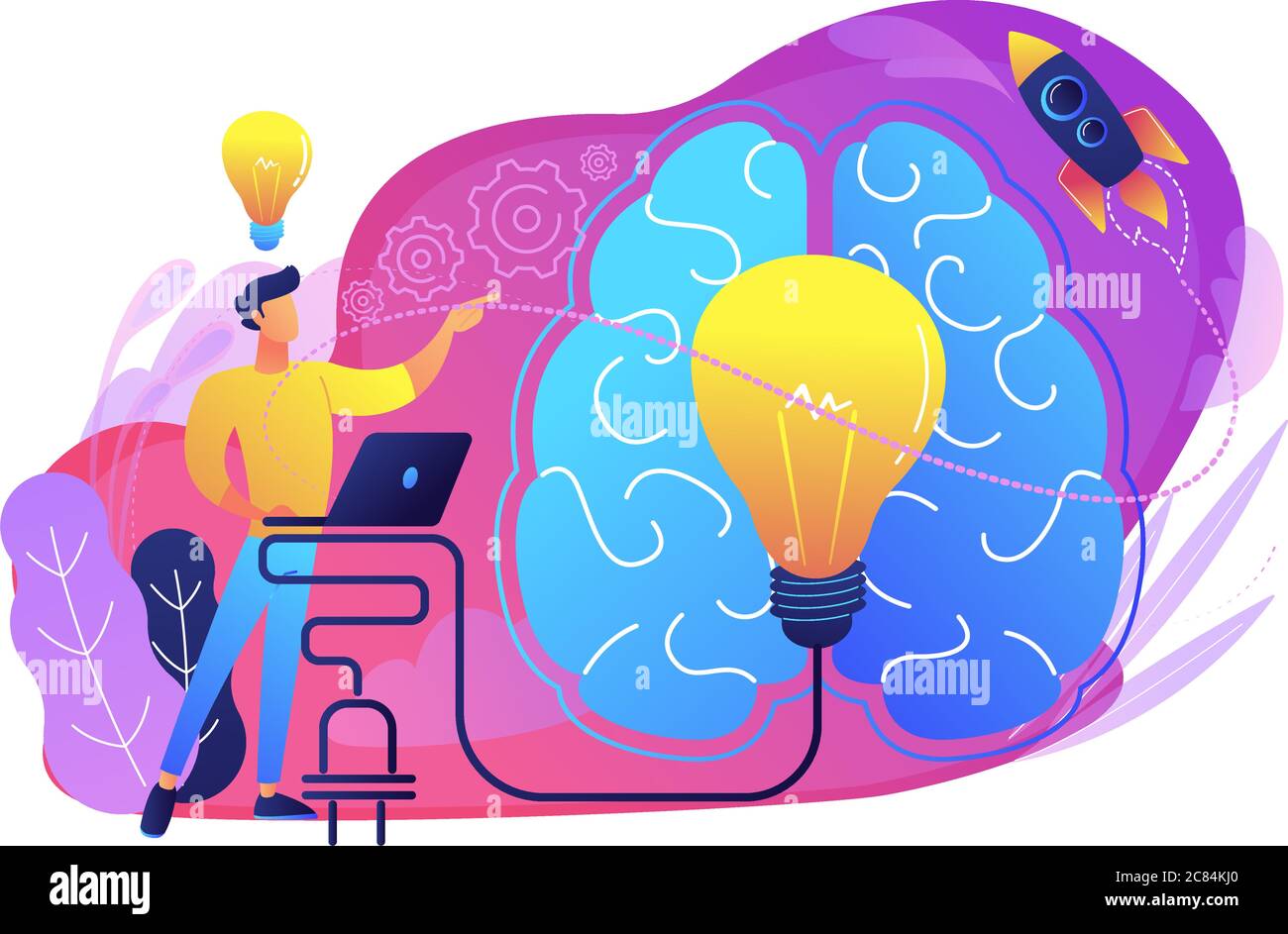 Brainstorm concept vector illustration Stock Vector Image & Art - Alamy