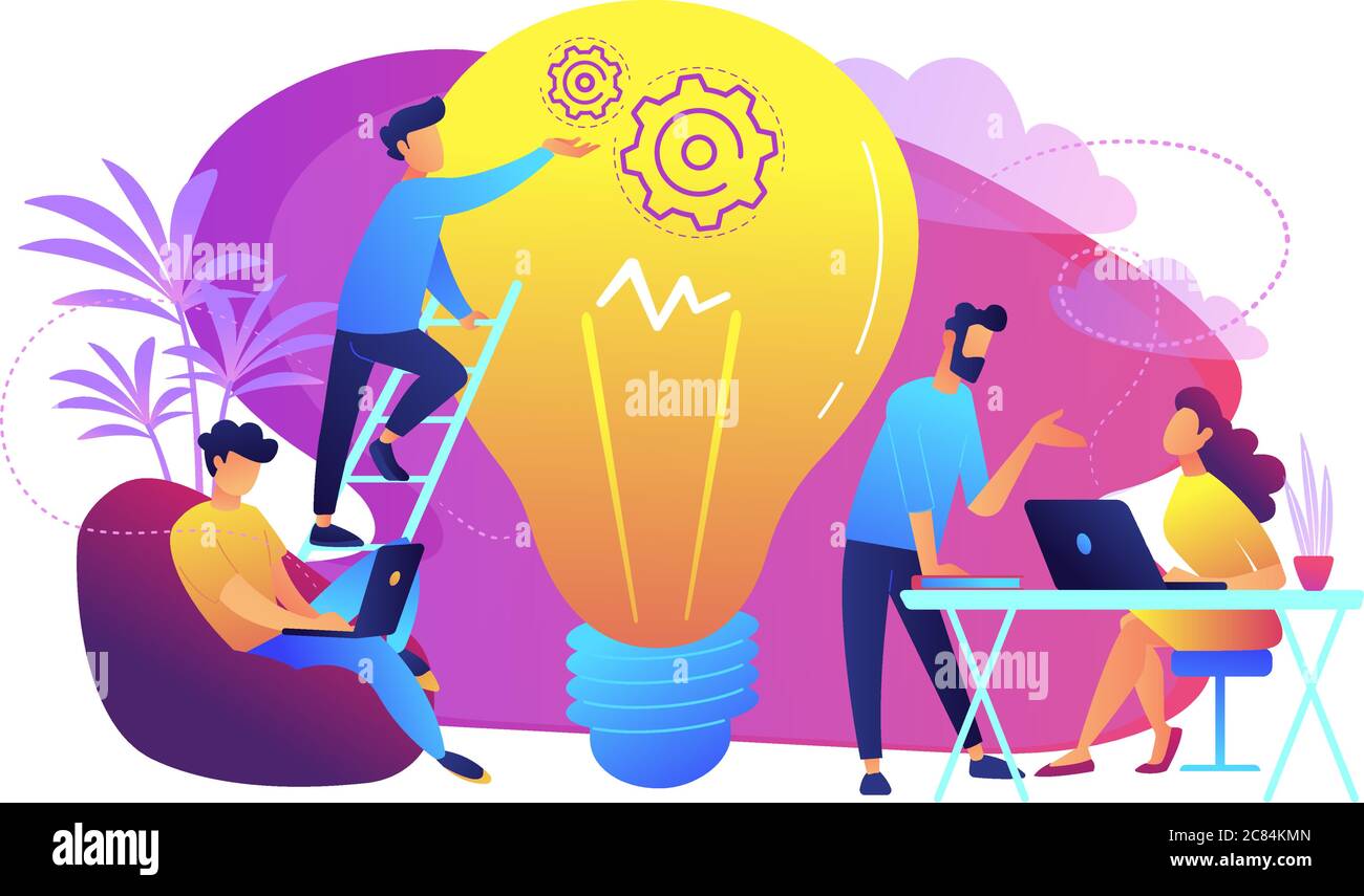 Coworking concept vector illustration Stock Vector Image & Art - Alamy