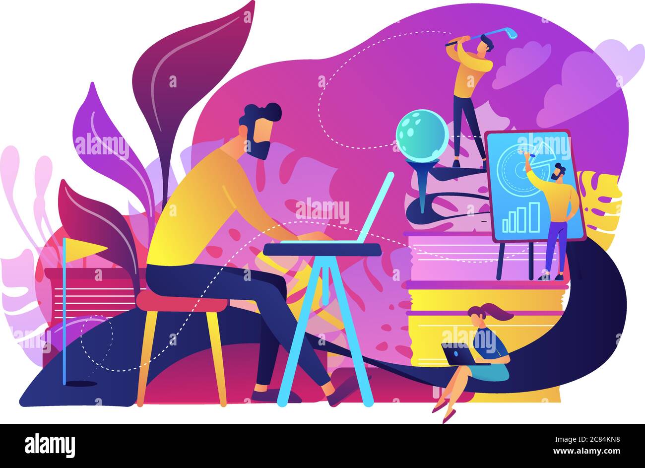 Office fun concept vector illustration Stock Vector Image & Art - Alamy