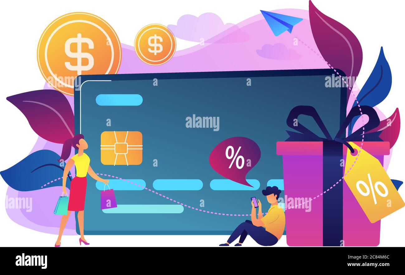 Debit card concept vector illustration Stock Vector Image & Art - Alamy