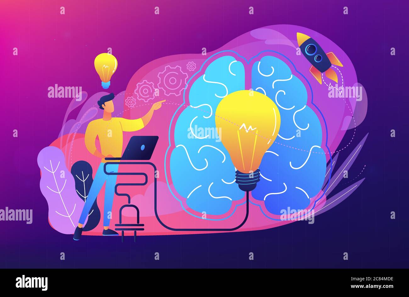 Brainstorm concept vector illustration Stock Vector Image & Art - Alamy