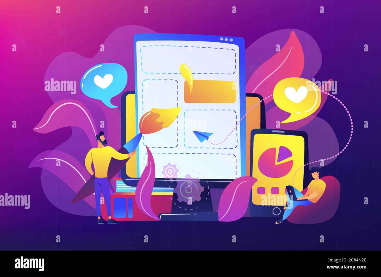 Front end development it concept vector illustration Stock Vector Image ...