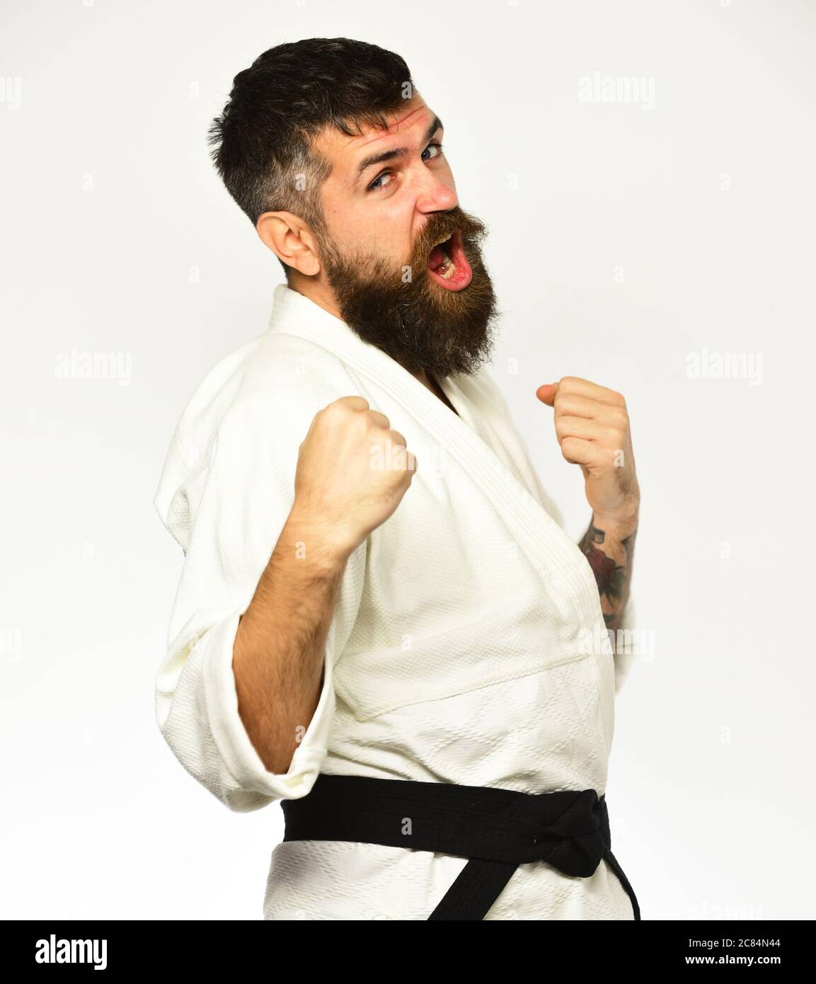 Combat posture hi-res stock photography and images - Alamy