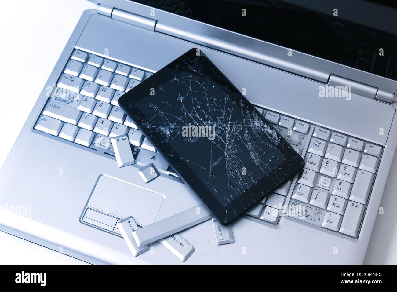Broken display screen hi-res stock photography and images - Alamy