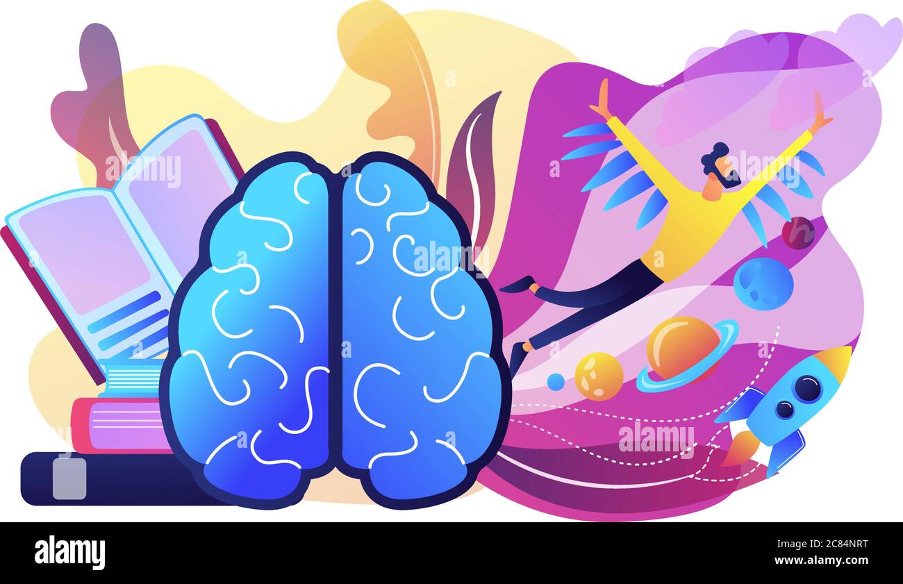 Imagination concept vector illustration Stock Vector Image & Art - Alamy