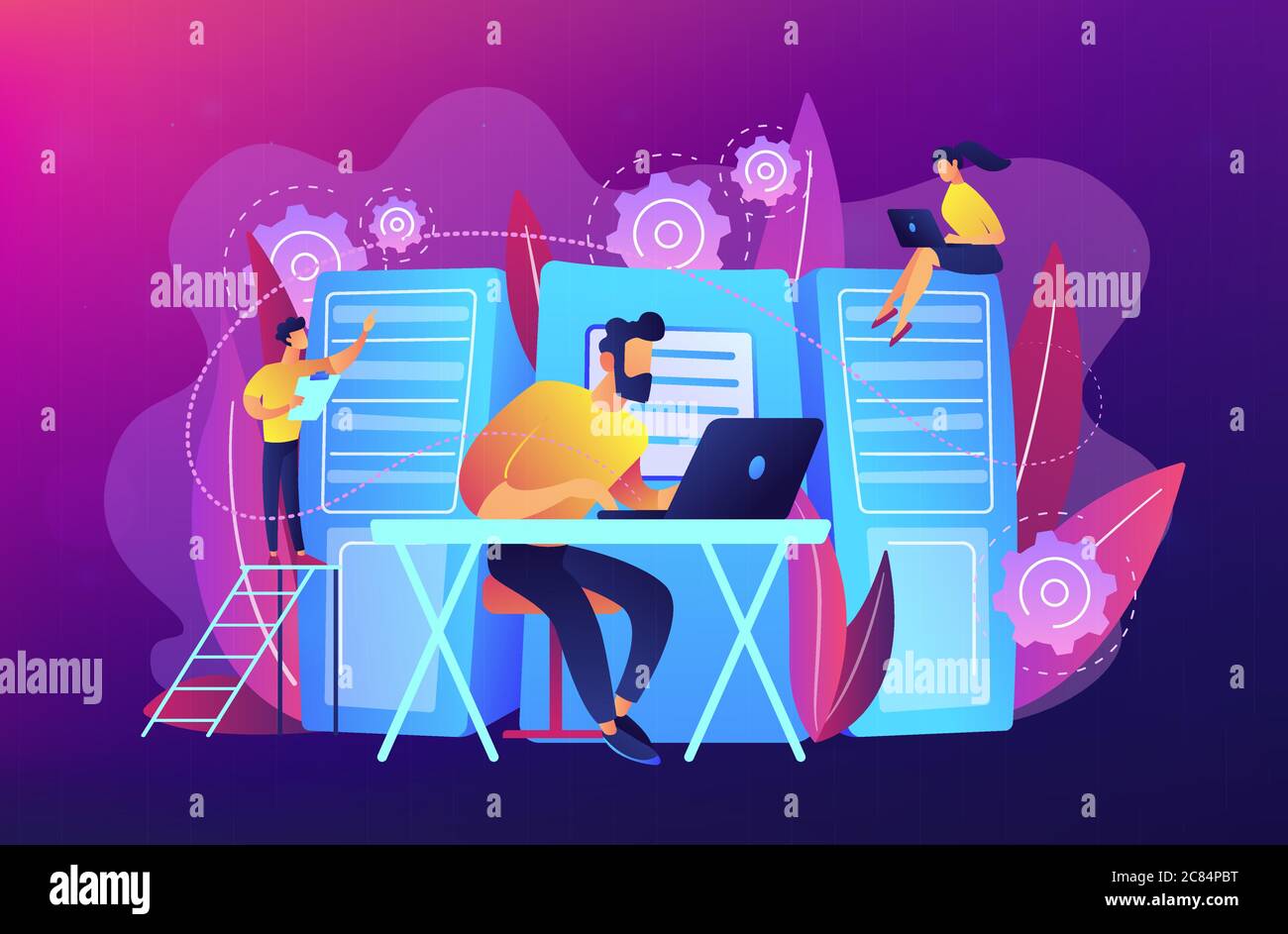 System Administration Concept Vector Illustration Stock Vector Image And Art Alamy