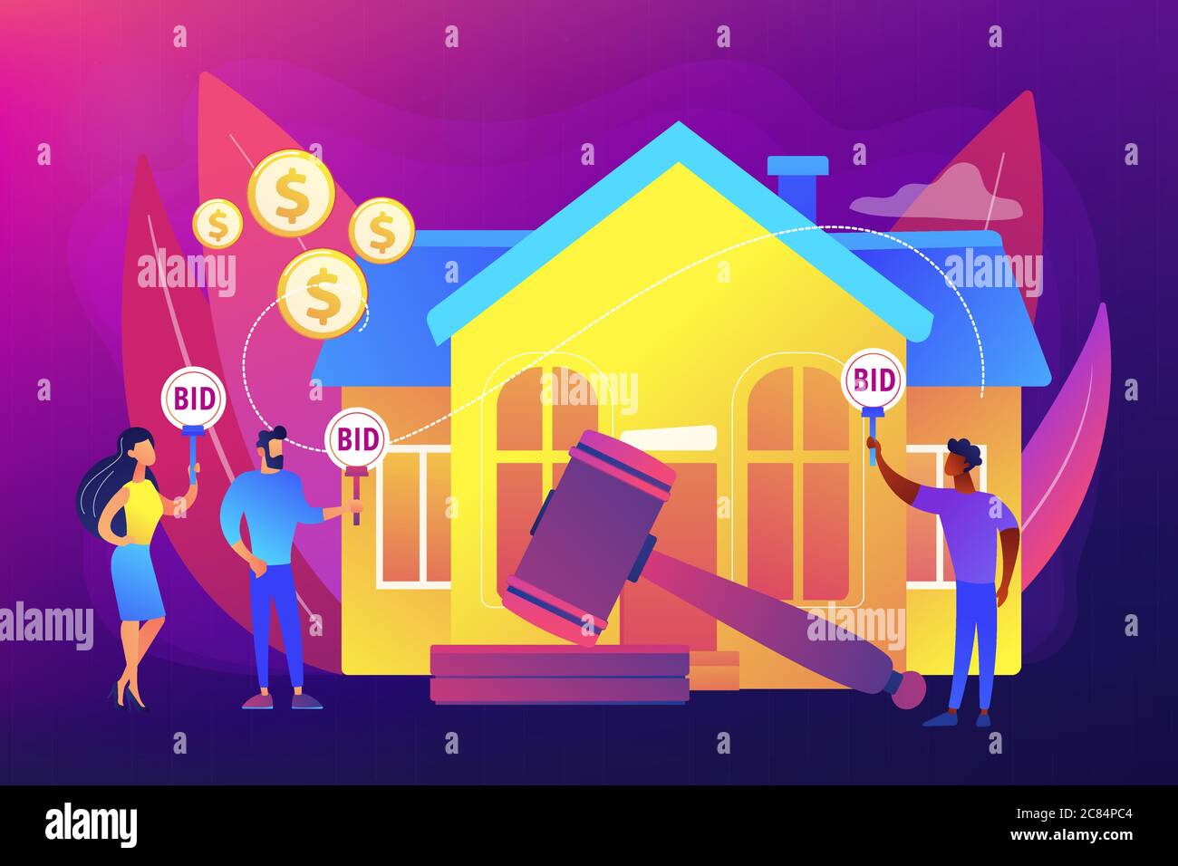 Auction house concept vector illustration Stock Vector Image & Art - Alamy