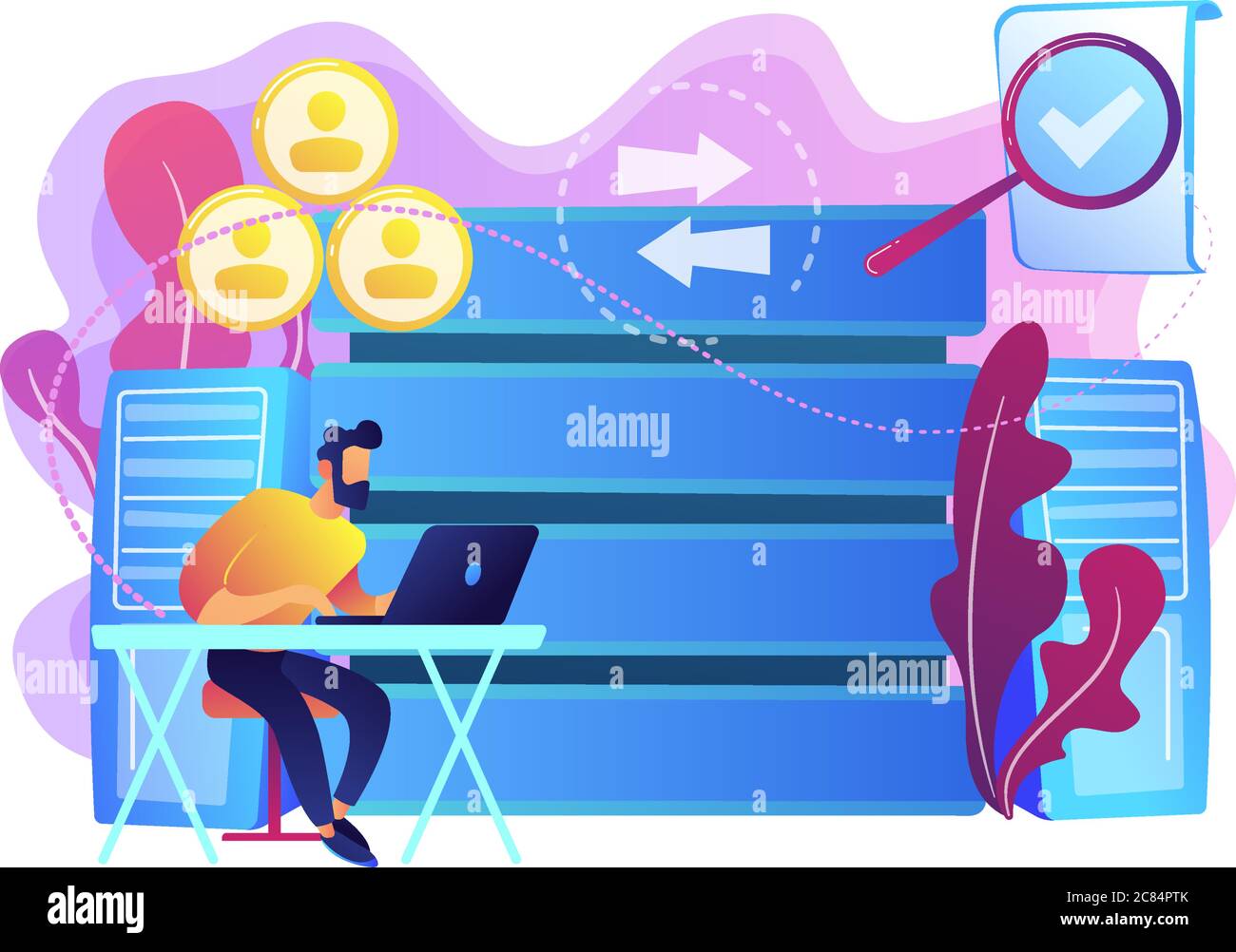 Binary management Stock Vector Images - Alamy