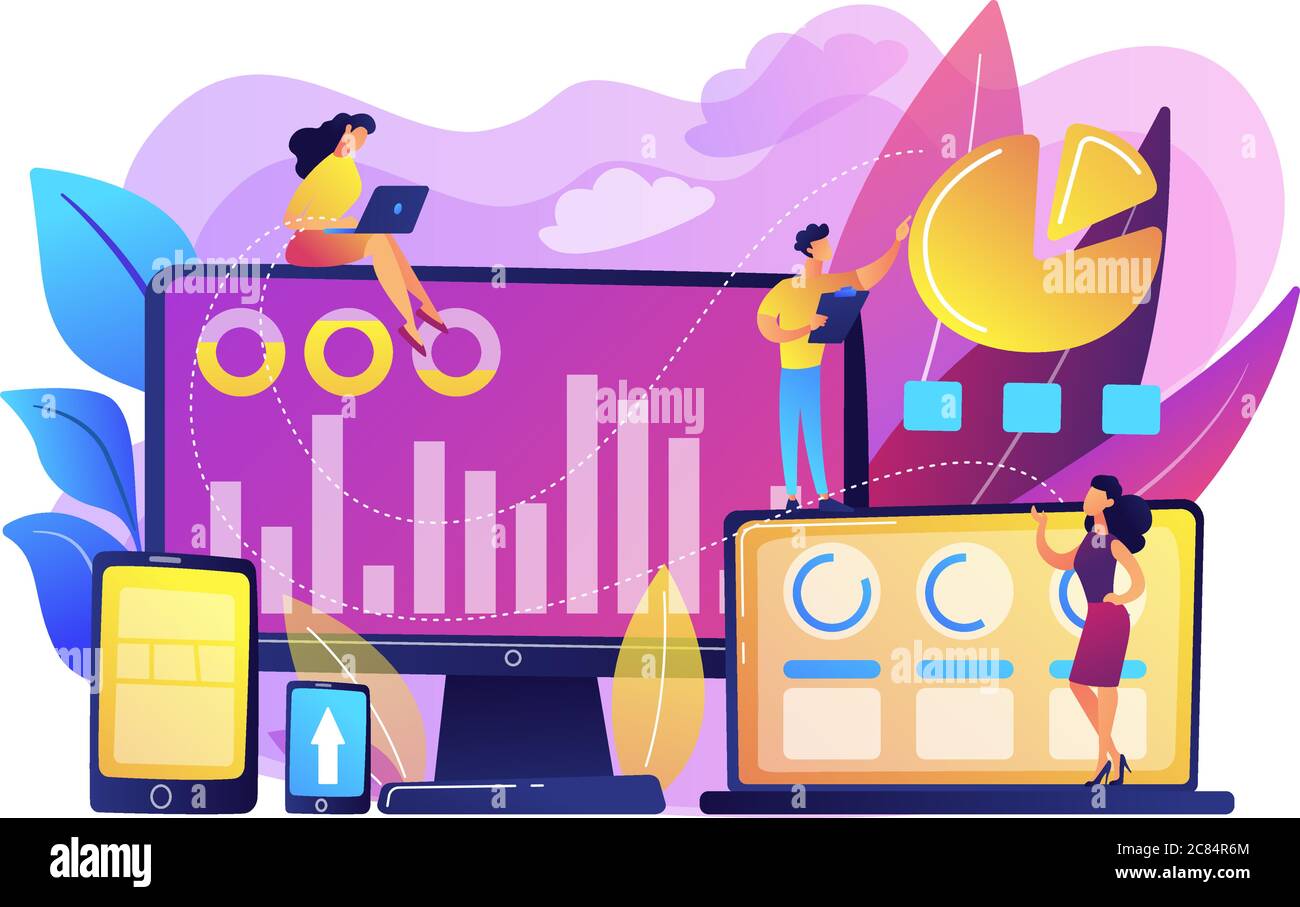 Customer segmentation concept vector illustration Stock Vector Image ...