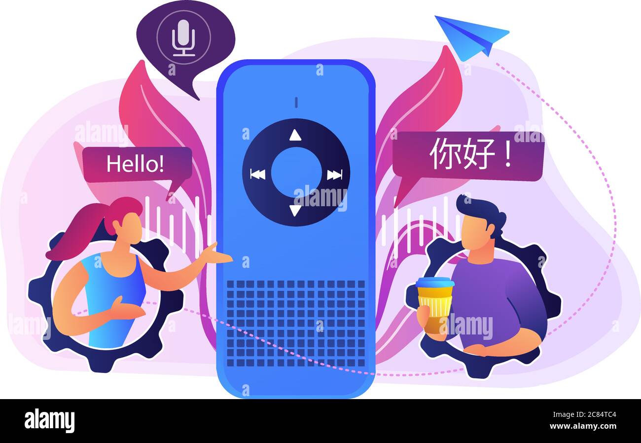 Language translation concept vector illustration Stock Vector Image ...