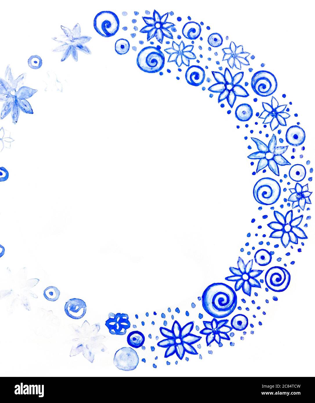 Watercolor ocean abstract background Cut Out Stock Images & Pictures ...