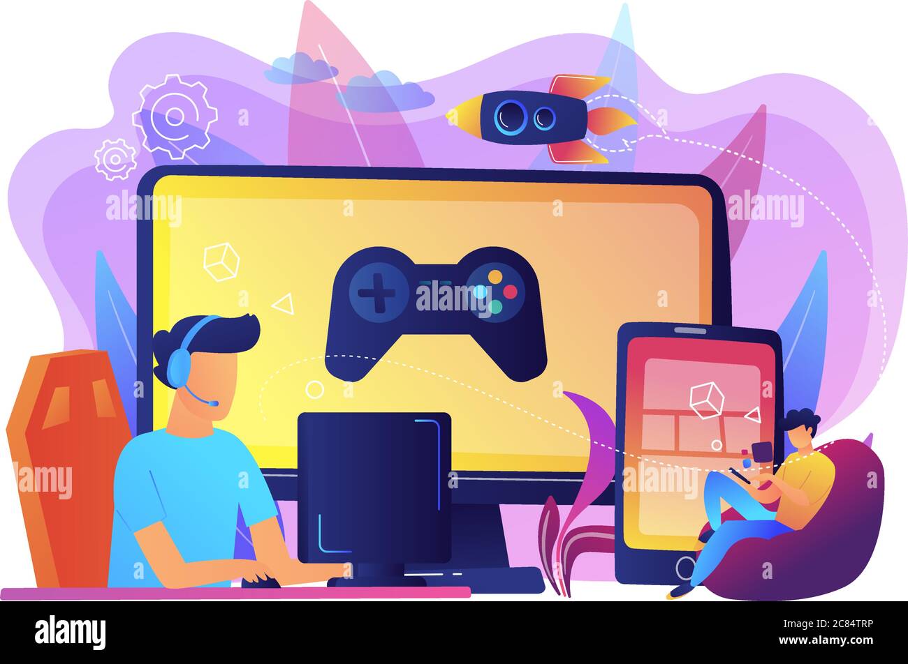 Cross platform gaming hi-res stock photography and images - Alamy