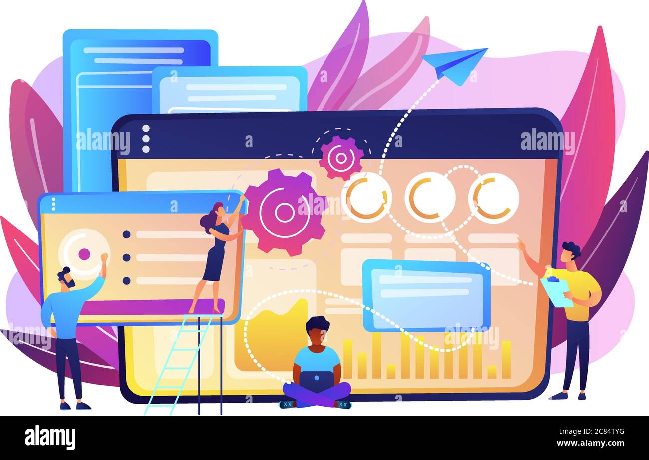SEO analytics team concept vector illustration Stock Vector Image & Art ...