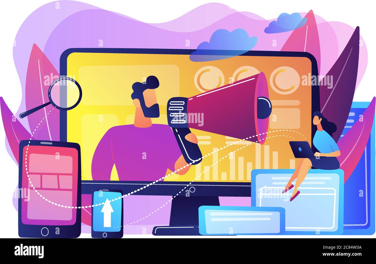 Marketing team concept vector illustration Stock Vector Image & Art - Alamy