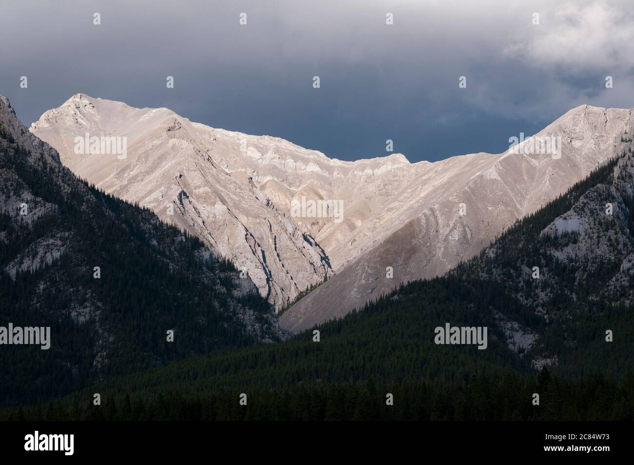 Mount Charles Stewart, Canmore, Alberta, Canada Stock Photo - Alamy
