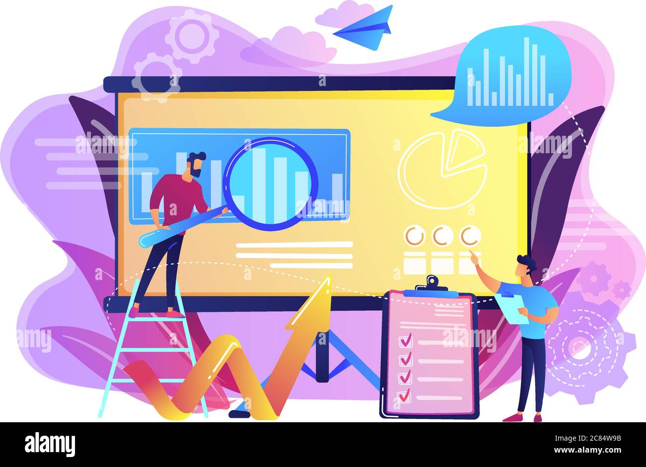 Risk management concept vector illustration Stock Vector Image & Art ...